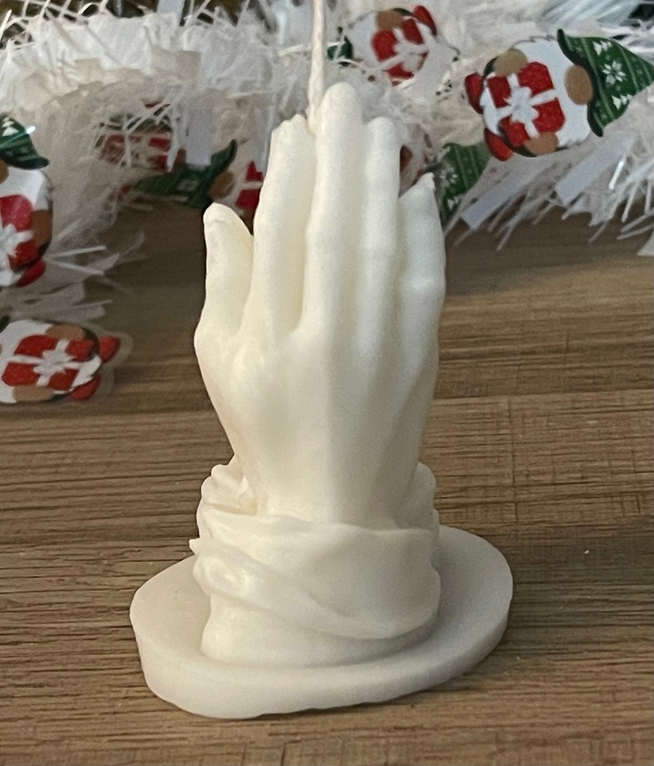 Praying Hands Candle - Etsy