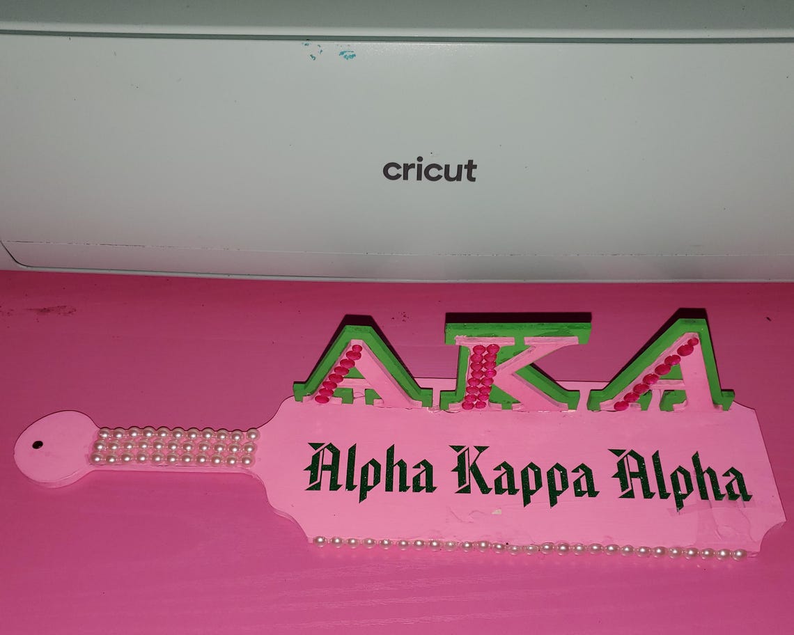 Sorority Paddle AKA Desk Plaque - Etsy