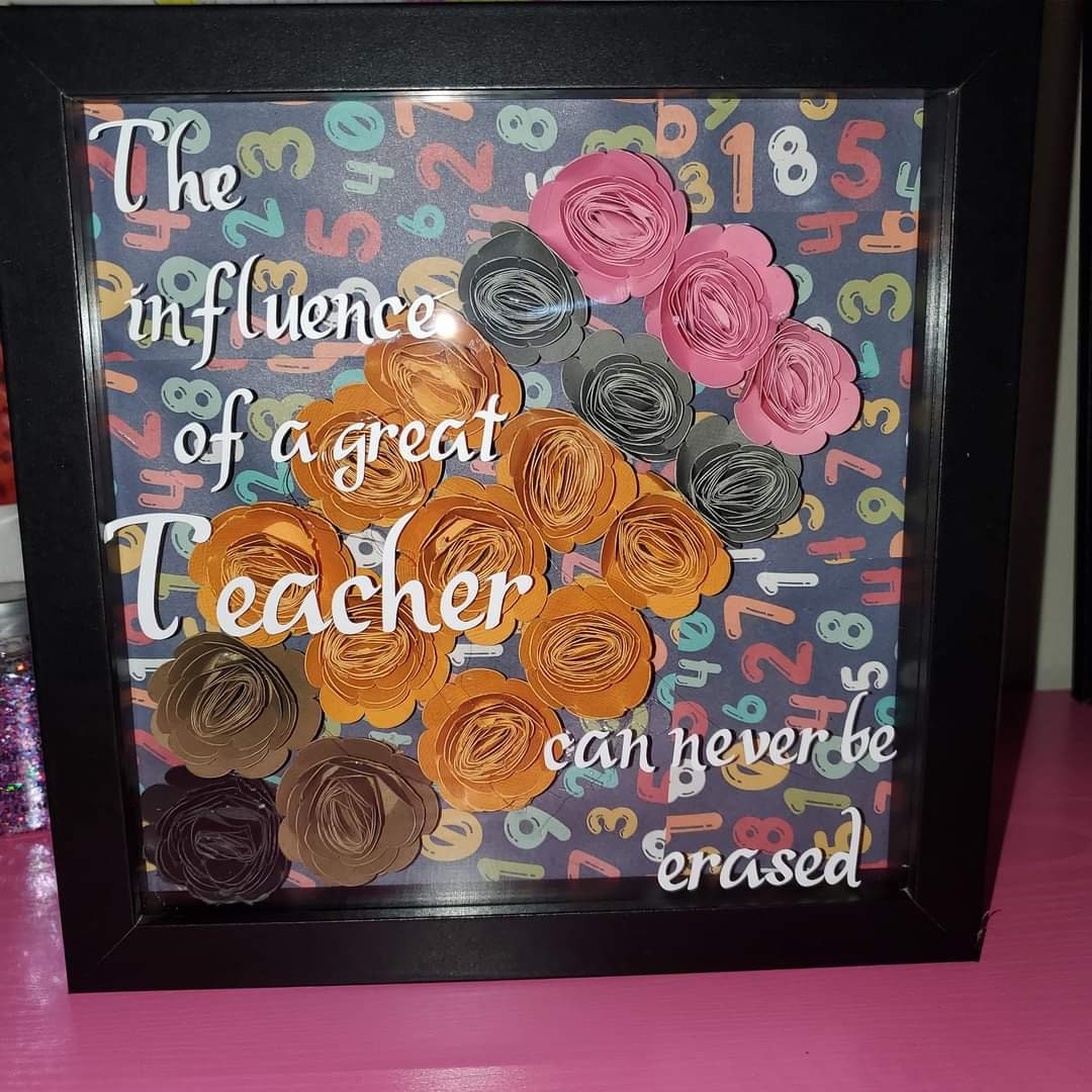 Teacher Appreciation Pencil Shadowbox - Etsy