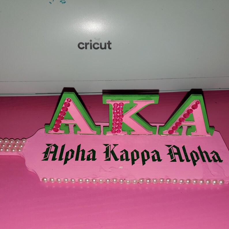 Sorority Paddle AKA Desk Plaque - Etsy