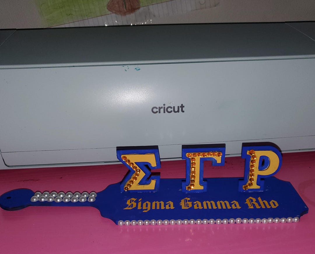 Sorority Paddle Sigma Gamma Rho Desk Plaque - Etsy