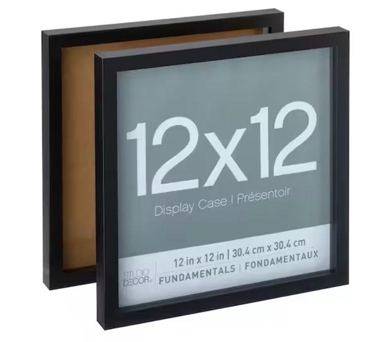12x12 Custom Made Shadowbox Frame - Etsy