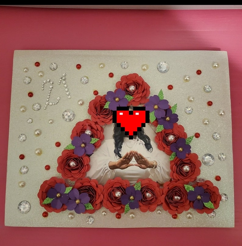 Custom Delta Sigma Theta Shadowbox Frame - Etsy