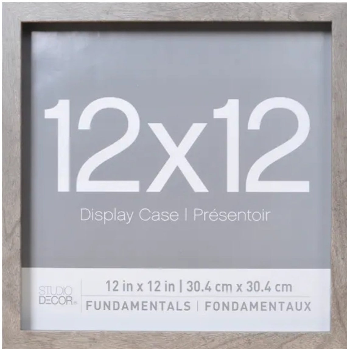 12x12 Custom Made Shadowbox Frame - Etsy