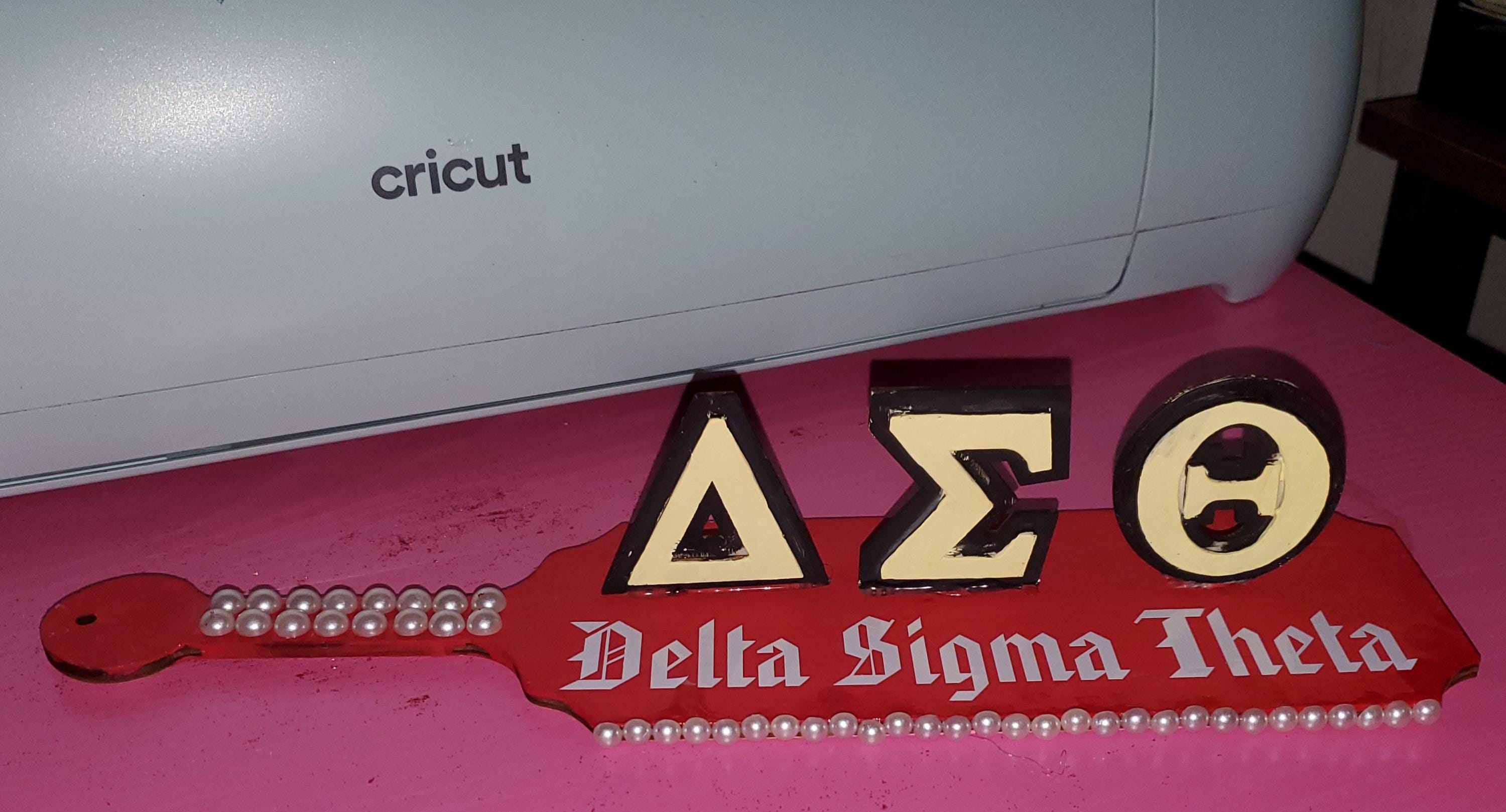 Sorority Paddle Delta Sigma Theta Desk Plaque - Etsy