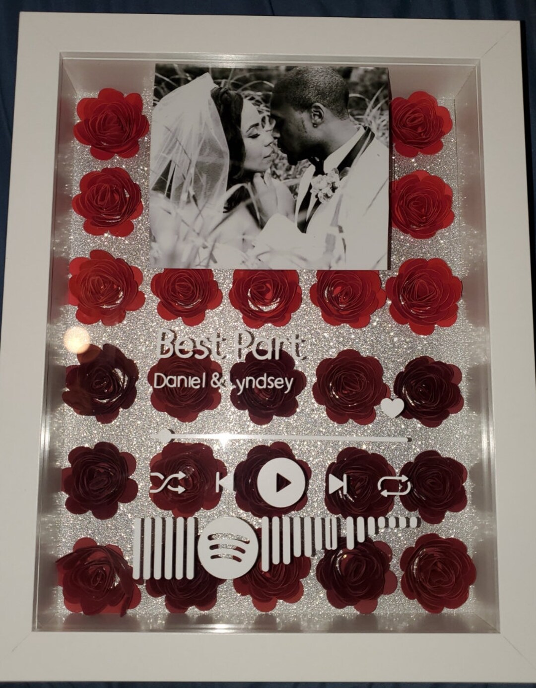 Spotify Song Couple Shadowbox - Etsy
