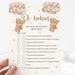 Teddy Bear Twin Baby Shower Trivia Game (instant Download) - Etsy