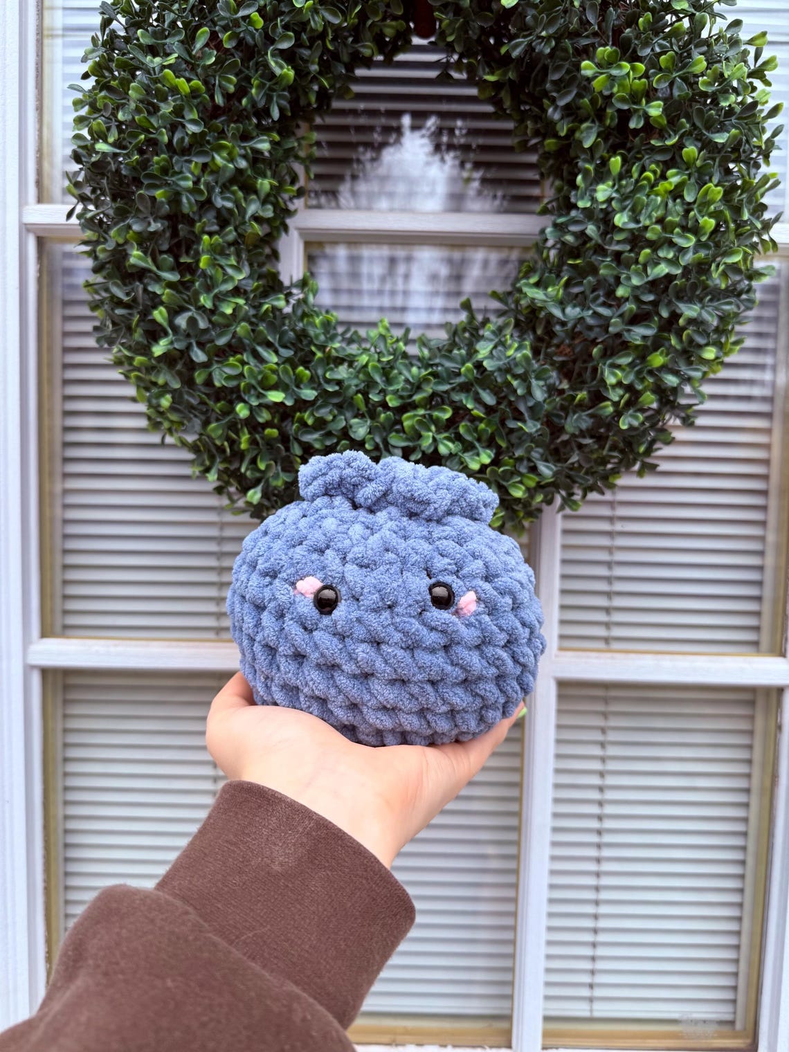 Blueberry Plushy | Stuffed Animal | Amigurumi | Berry | Kawaii | Fruit ...