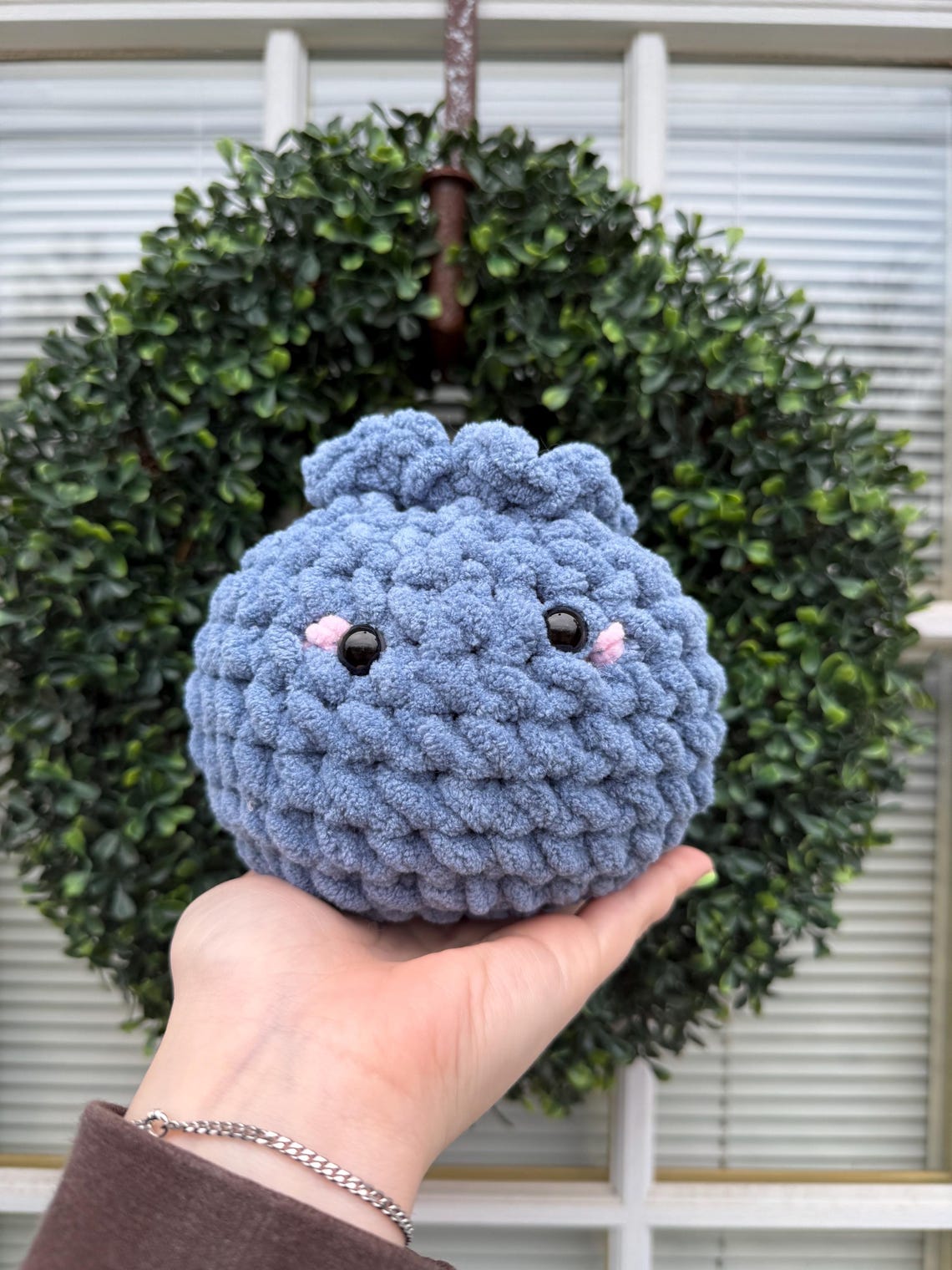 Blueberry Plushy | Stuffed Animal | Amigurumi | Berry | Kawaii | Fruit ...