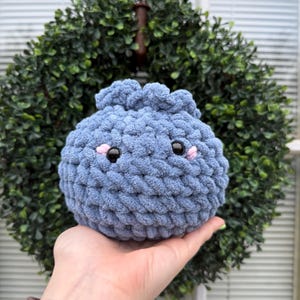Blueberry Plushy | Stuffed Animal | Amigurumi | Berry | Kawaii | Fruit ...