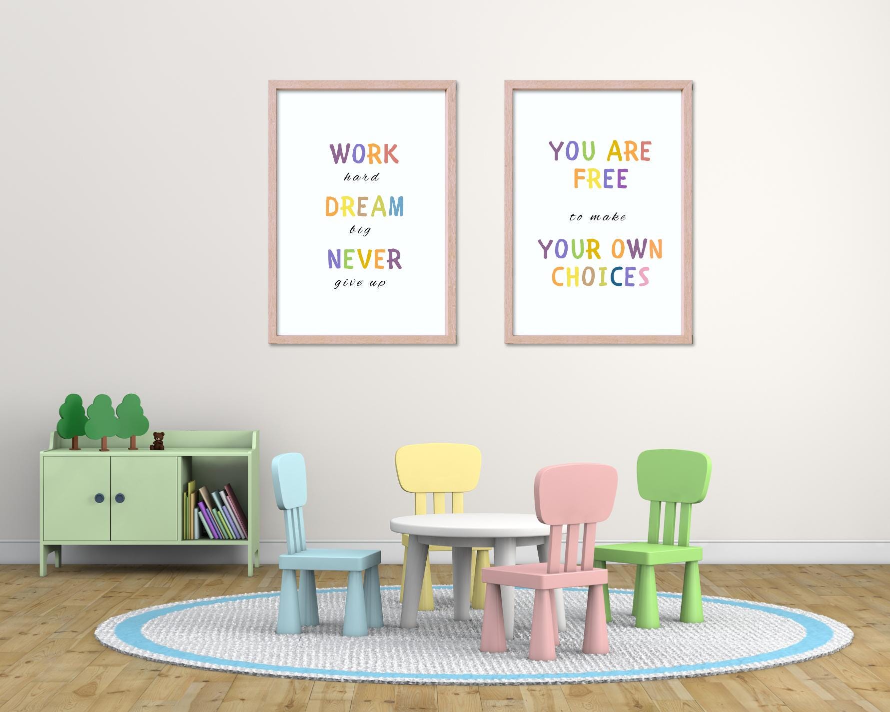 Printable Motivational Poster, Set of 6 Classroom Poster, Daily ...