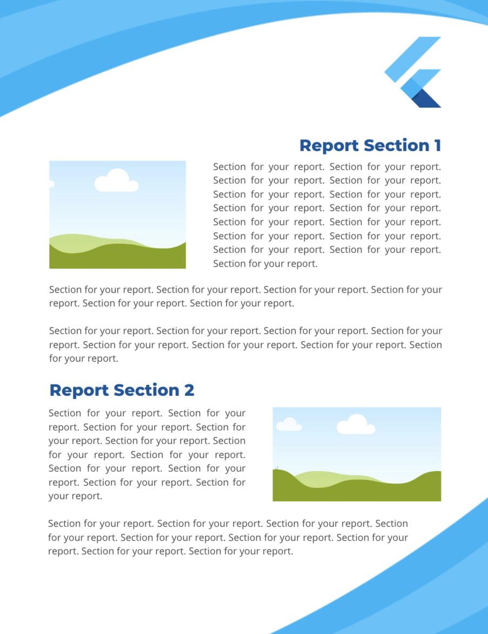 Official Report Template - Etsy