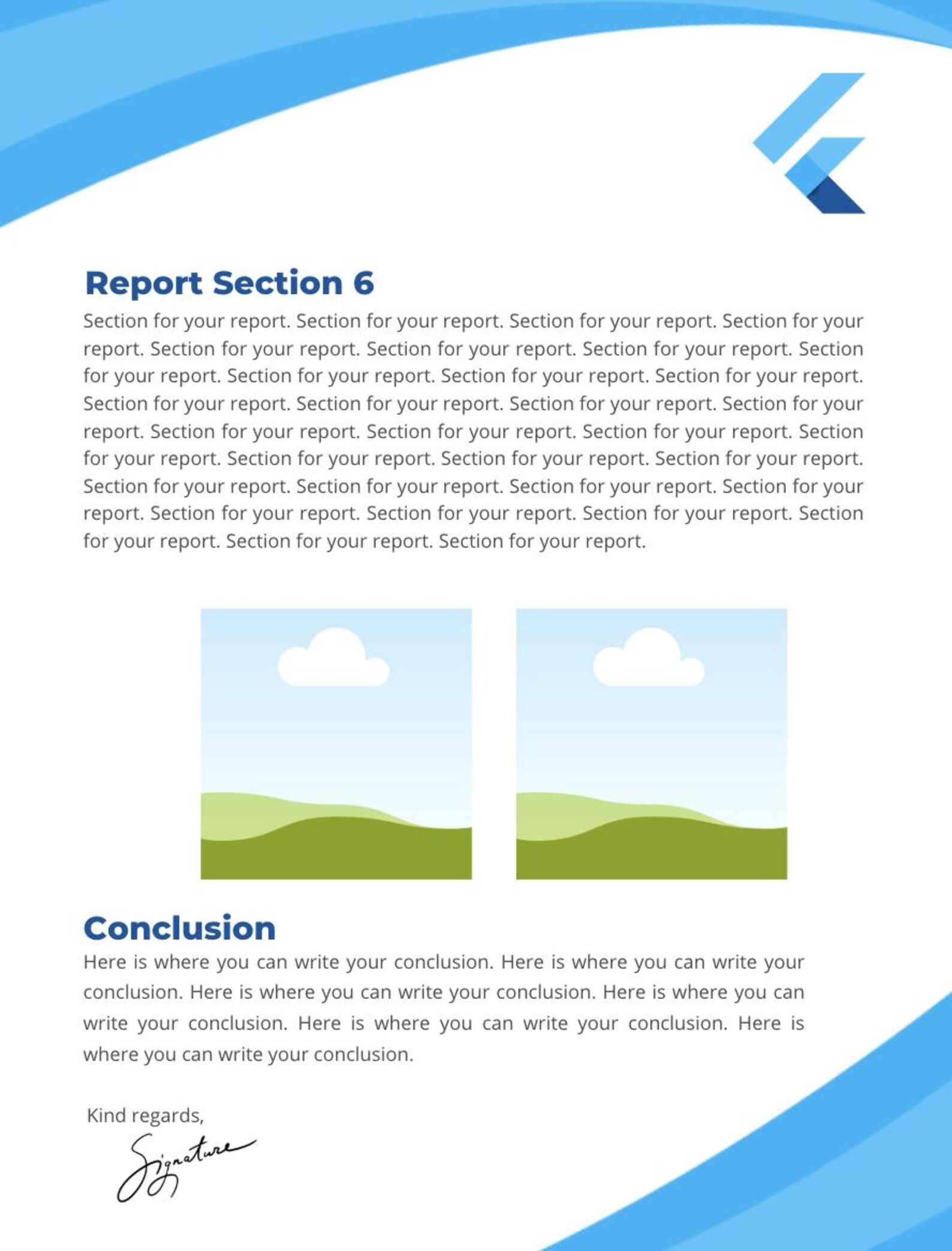Official Report Template - Etsy