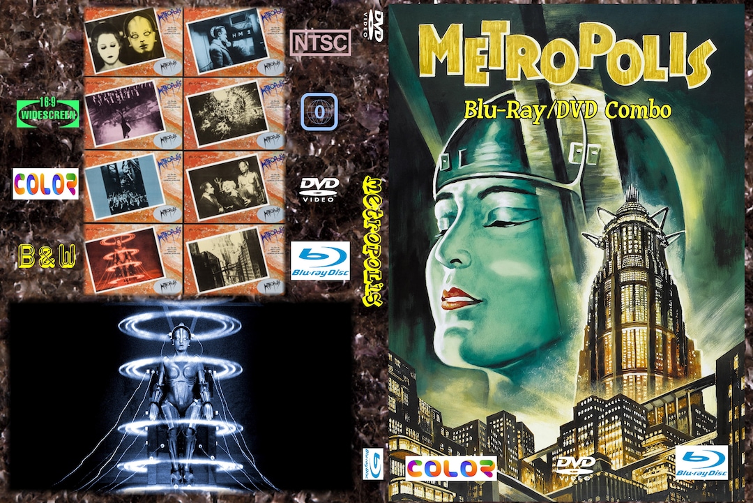 Metropolis Blu-ray DVD Combo 1927 Complete Restored Extended Version ...
