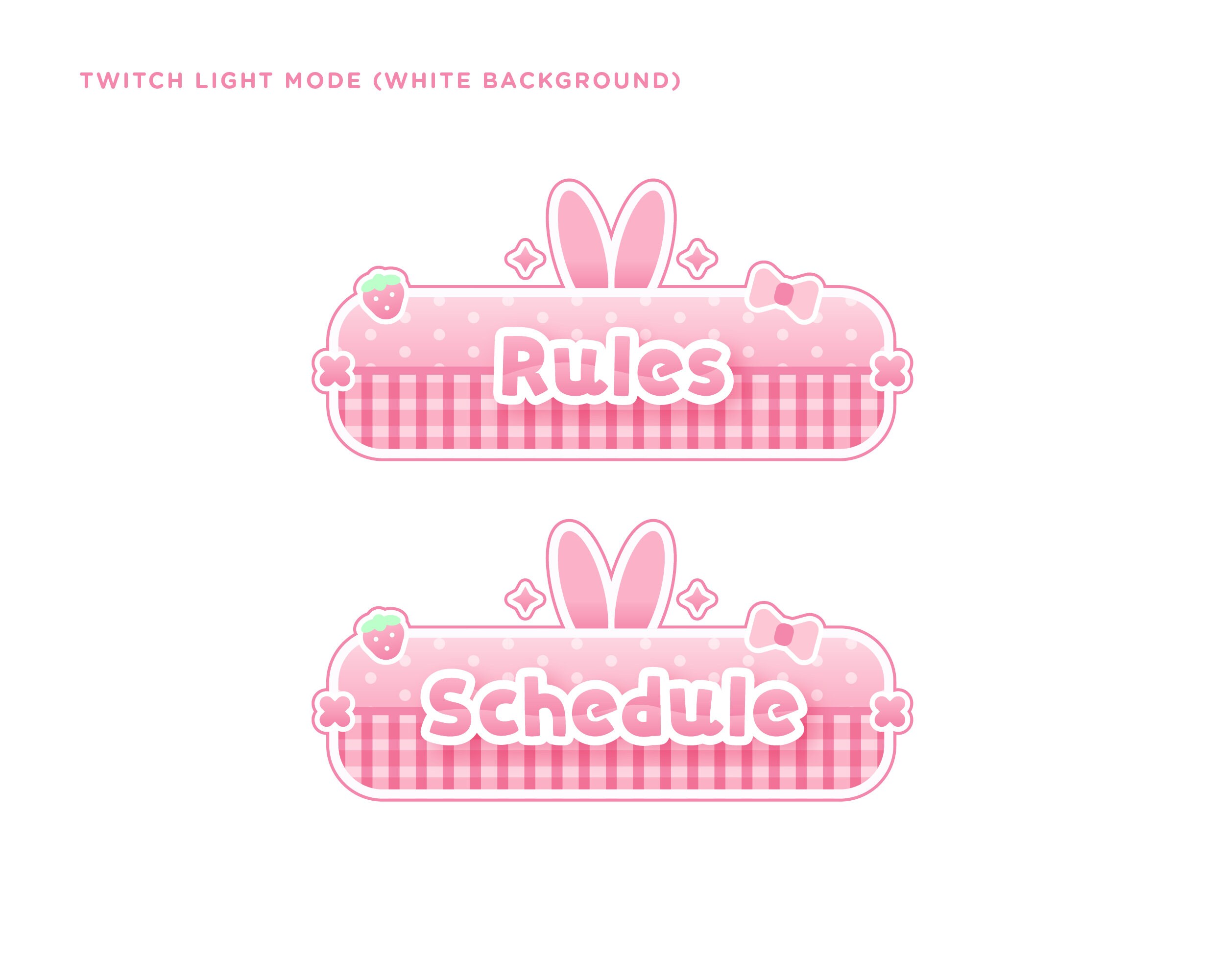 Cute Bunny Panels - Etsy