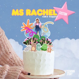 Ms. Rachel Cake Topper Download, Ms. Rachel Birthday, Party Decorations ...