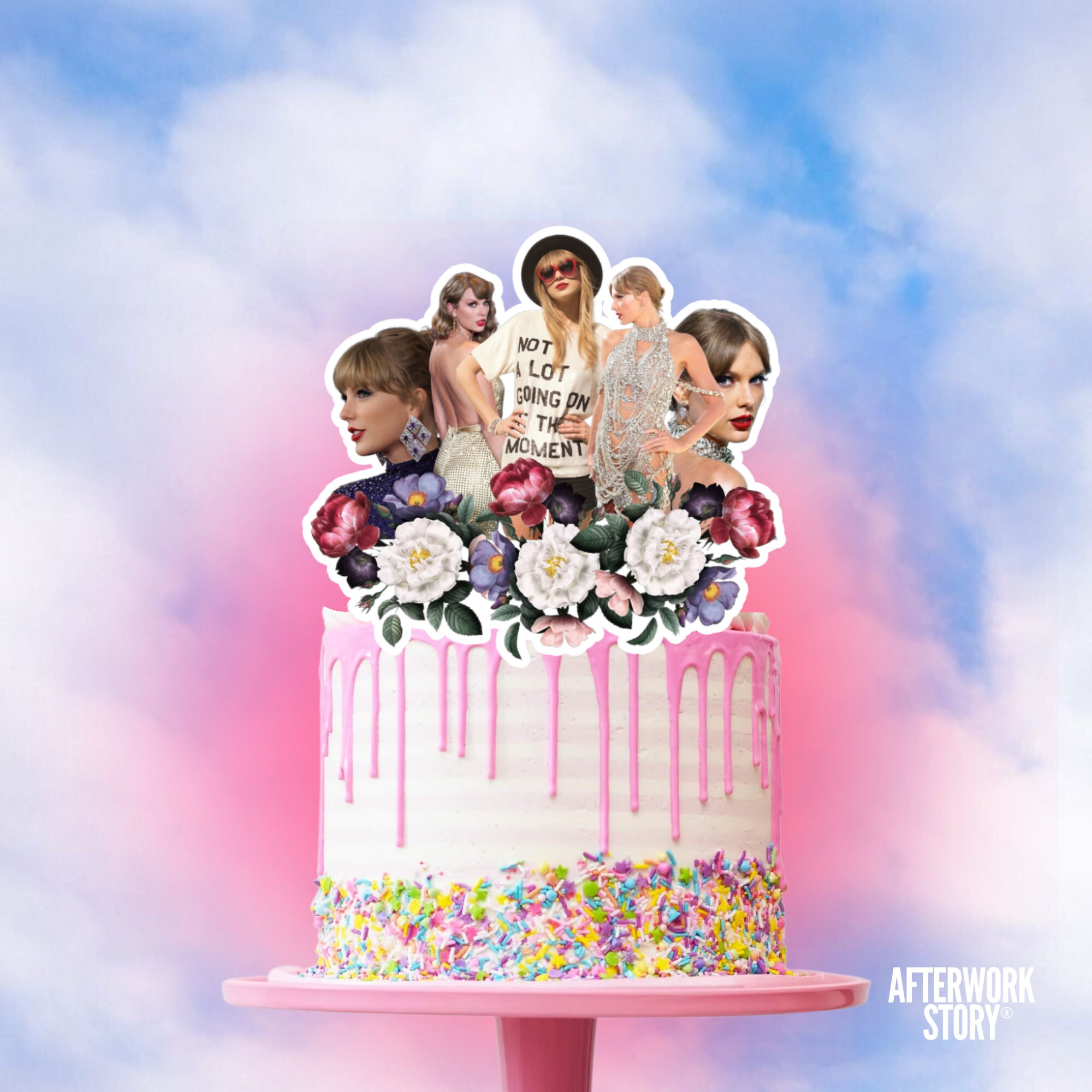 Eras Cupcake Toppers, Printable Cake Toppers, Taylor Cupcake Toppers ...