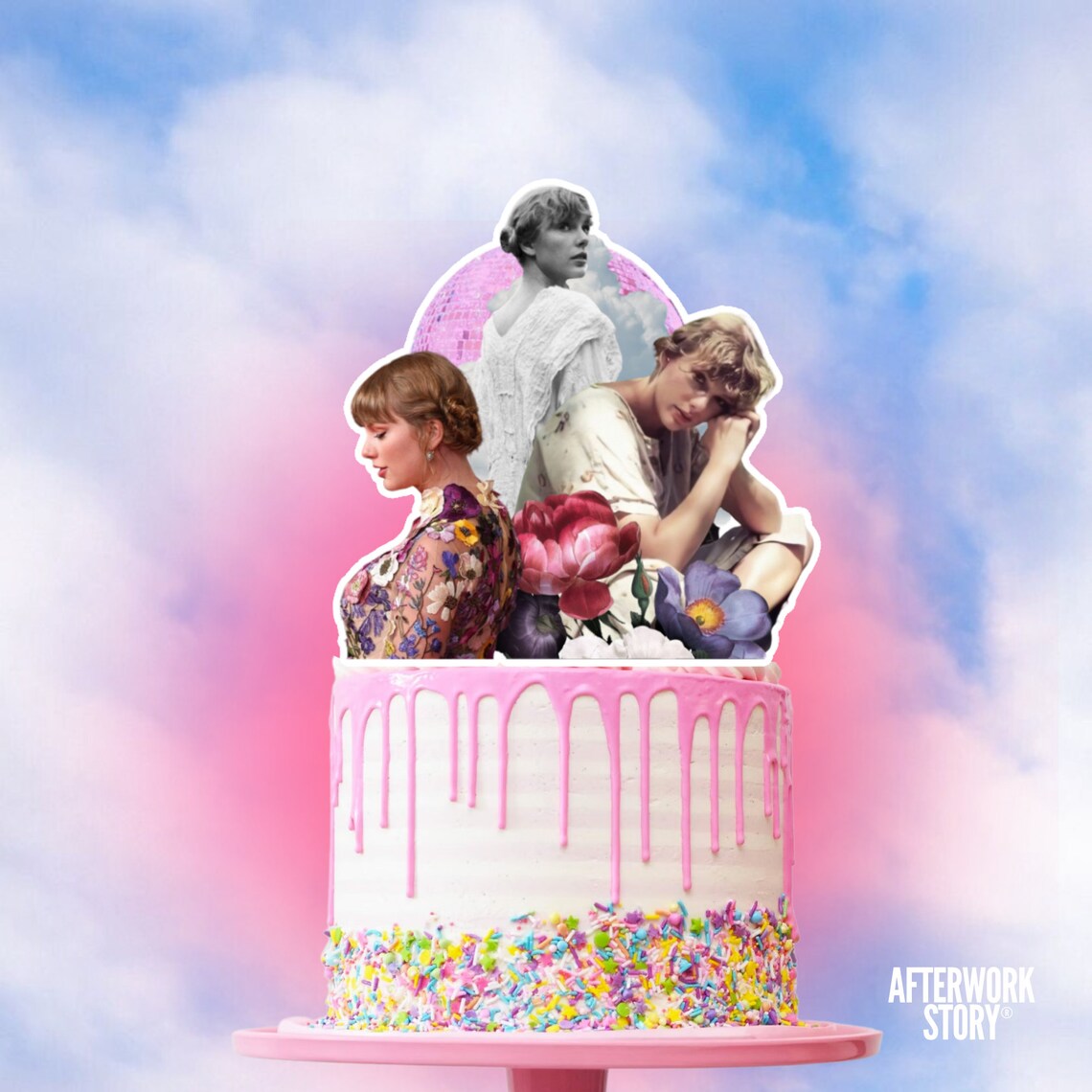 Eras Cupcake Toppers, druckbare Cake Toppers, Taylor Cupcake Toppers ...