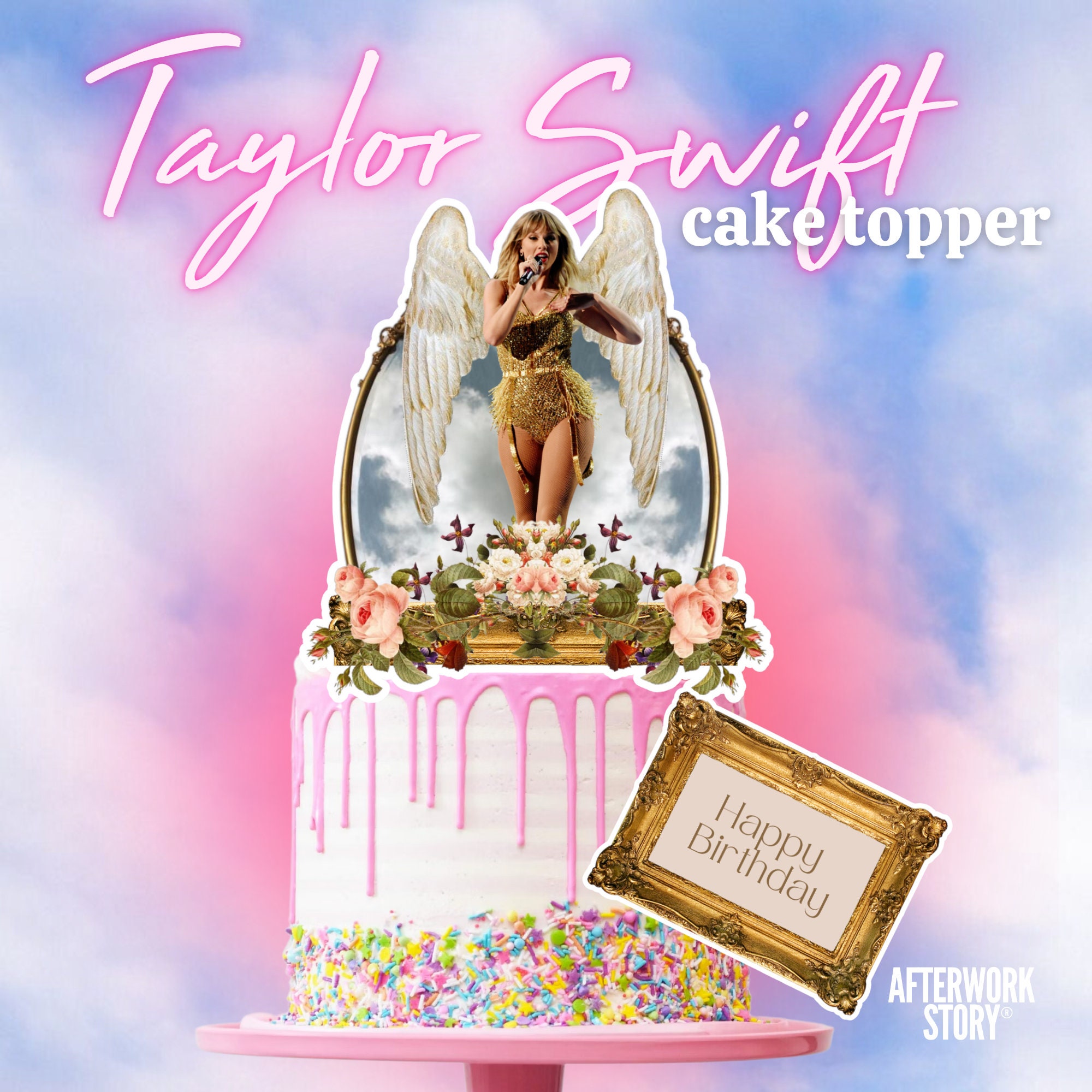 Eras Cupcake Toppers, Printable Cake Toppers, Taylor Cupcake Toppers ...