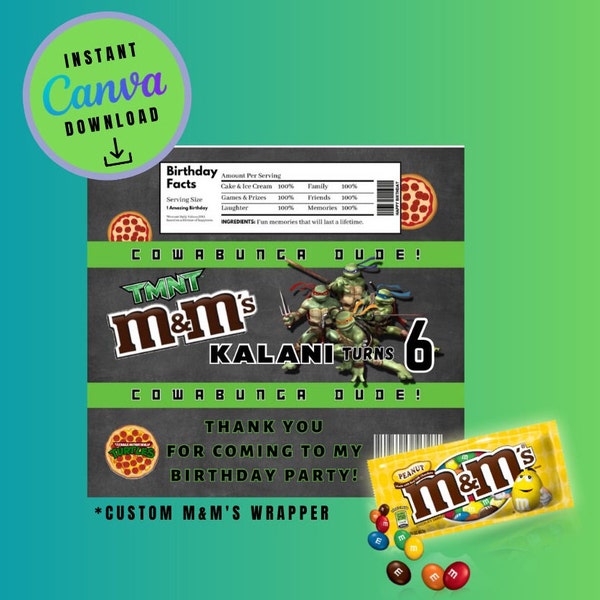 Ninja Turtles Candy - Etsy