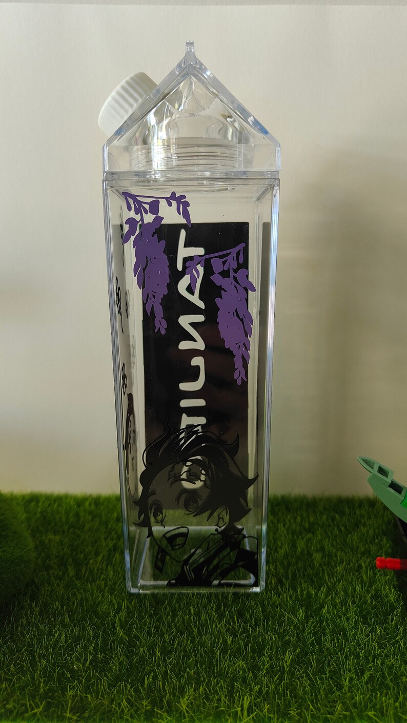 Tanjiro Inspired Anime Milk Carton Drink Bottle, Christmas Gift - Etsy ...