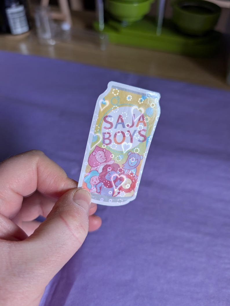 Saja Boys Sticker Kpop Demon Hunters Kpop Fan Art Saja Lion Jinu Baby ...