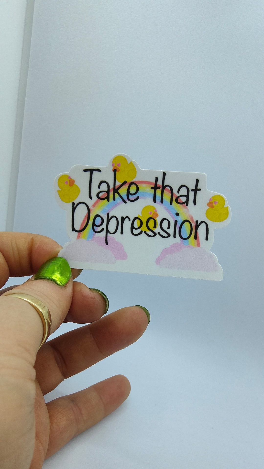 Dark Humour Hazbin Hotel Quote Stickers Take That Depression Mental ...