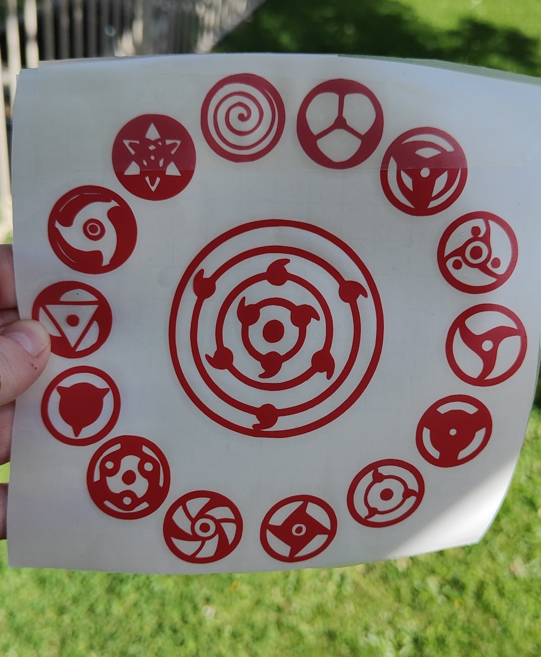 Itachi Uchiha Clan Sharingan Vinyl Car Decal Window Decal Laptop ...