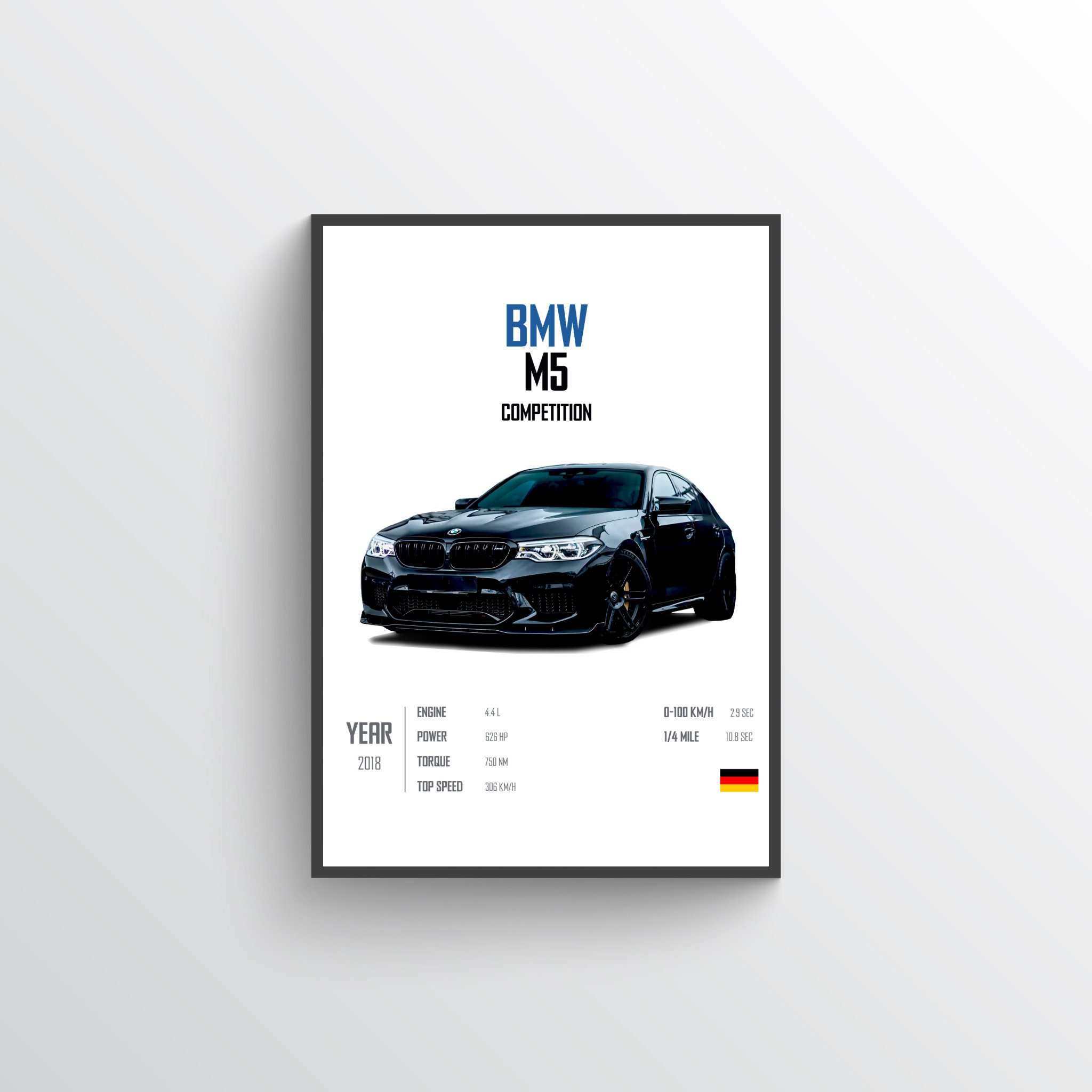 BMW M5 Competition Poster Download Super Car Posters Super Car Print ...