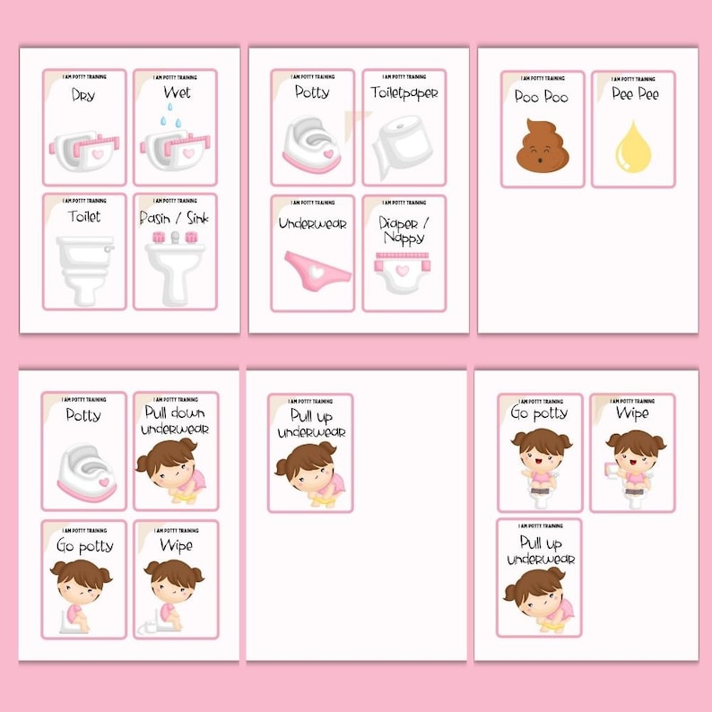 Potty Training Bundle | Girls Potty Training | Potty Training Trackers ...