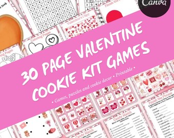 Valentine’s Day Cookie Decorating Kit - Etsy