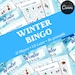 Winter Bingo Game | Printable Winter Bingo | Winter Wonderland Bingo ...