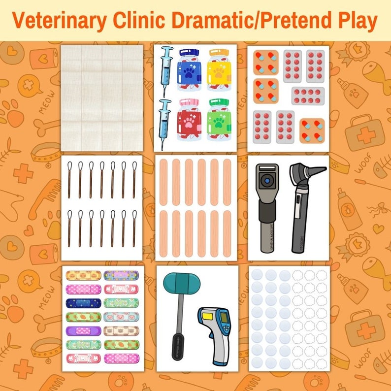 Pretend Veterinary Set | Pretend Play Vet | Vet Dramatic Play | Pretend ...
