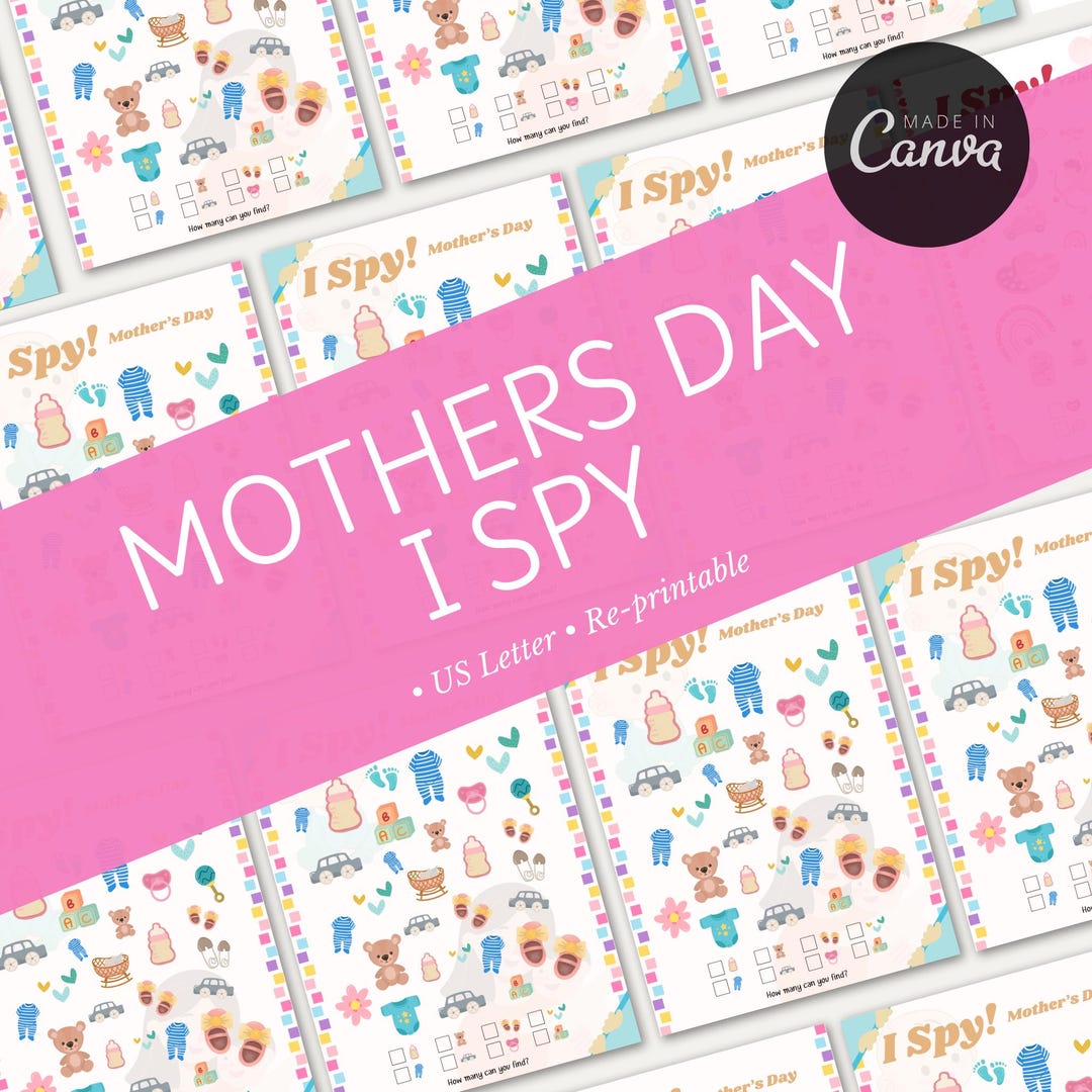 Mothers Day I Spy | Mothers Day Game | Mothers Day Activity | I Spy ...