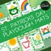 St Patricks Day Play Dough Mats | Printable Activities for Kids | Fine ...