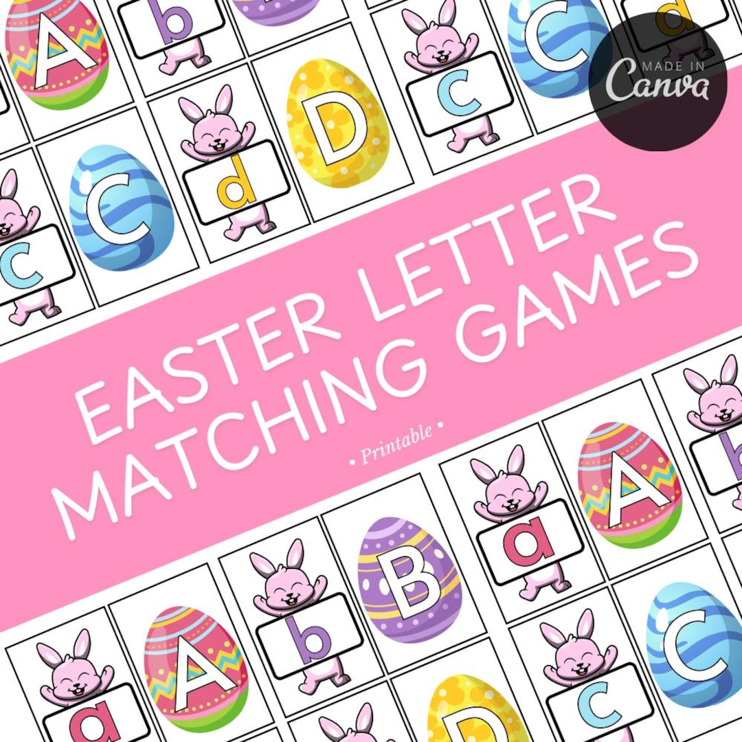 Letter Matching | Alphabet Puzzles | Printable Learning Activities for ...
