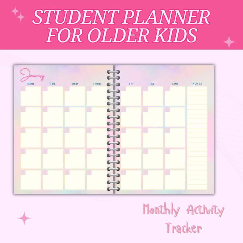 Study Planner | High School Student Planner | Personalized Weekly ...