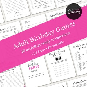 Adult Birthday Games | Girls Night in | Girls Night Activities ...