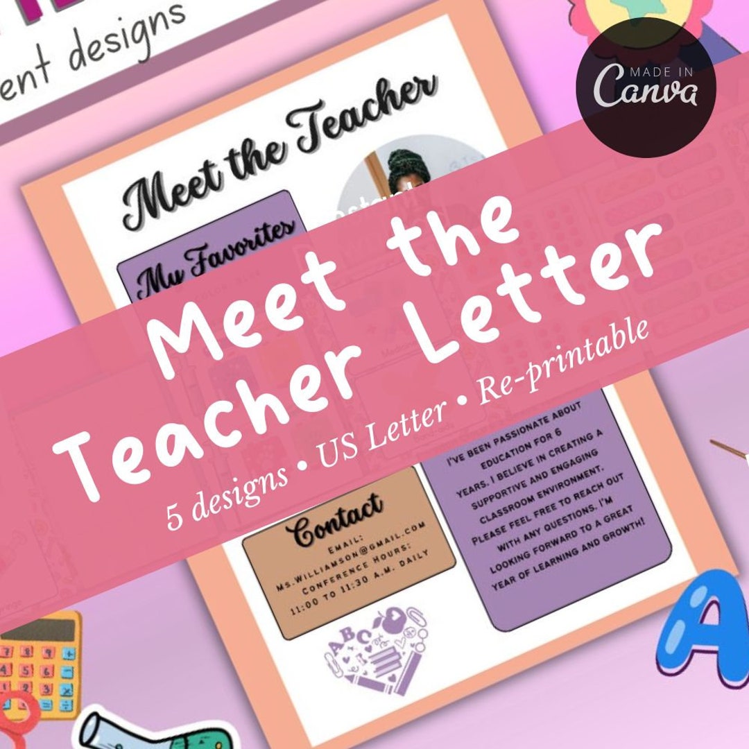 Meet the Teacher | Back to School | All About My Teacher | Classroom ...