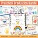 Preschool Graduation Bundle Graduation Certificate Preschool Graduation ...