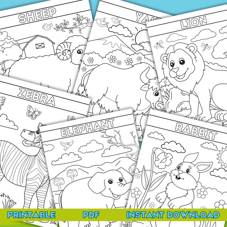 Animal Coloring Pages | Coloring Pages | Kids Coloring Pages ...