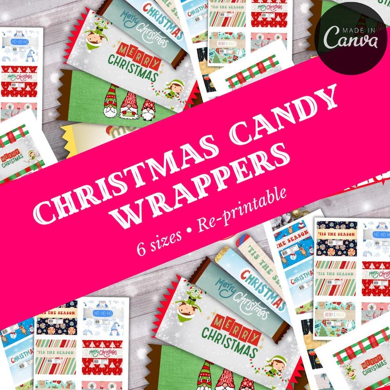 Winter Candy Box Wrapper - Etsy