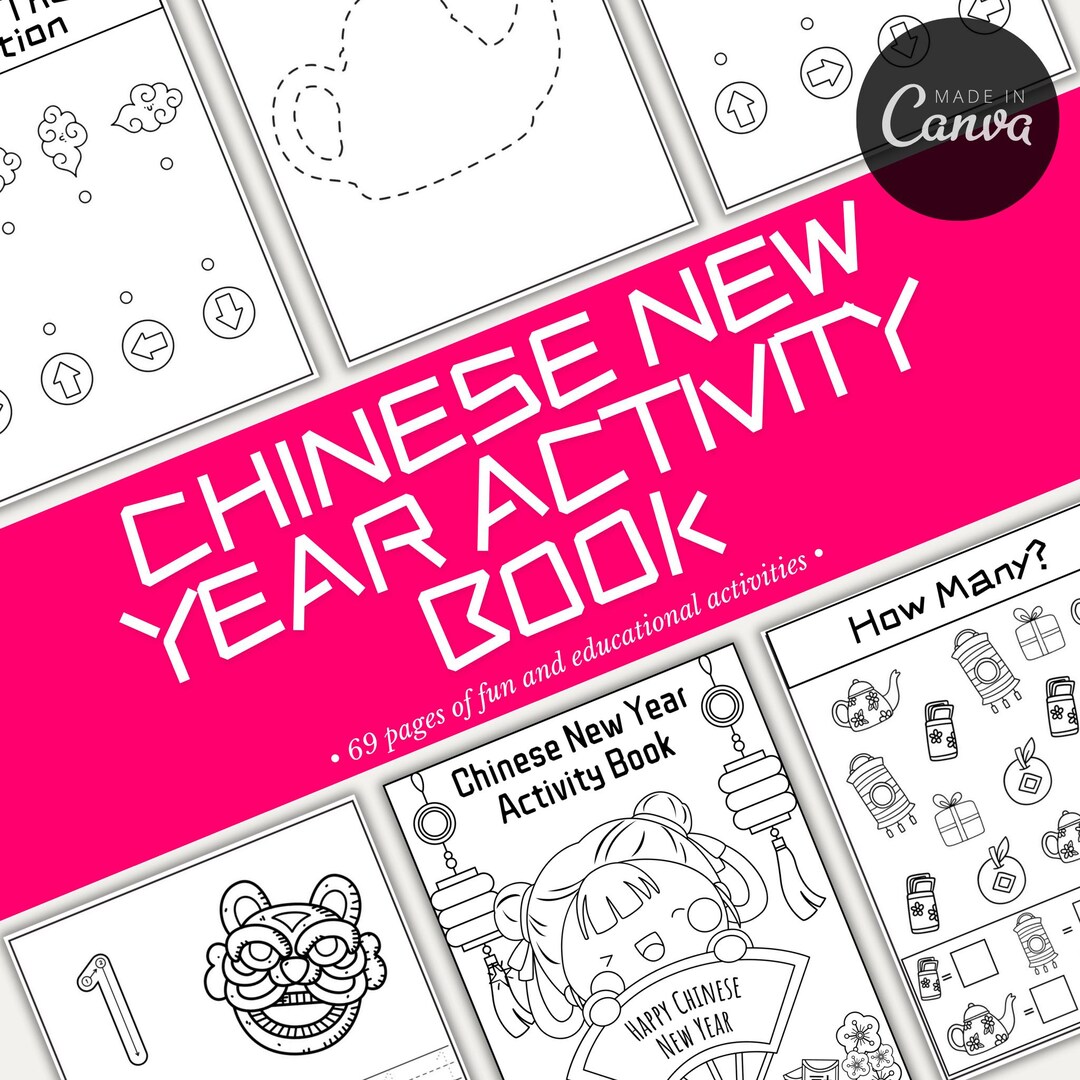Chinese New Year Activity Book | Printable Worksheets for Kids | Fun ...