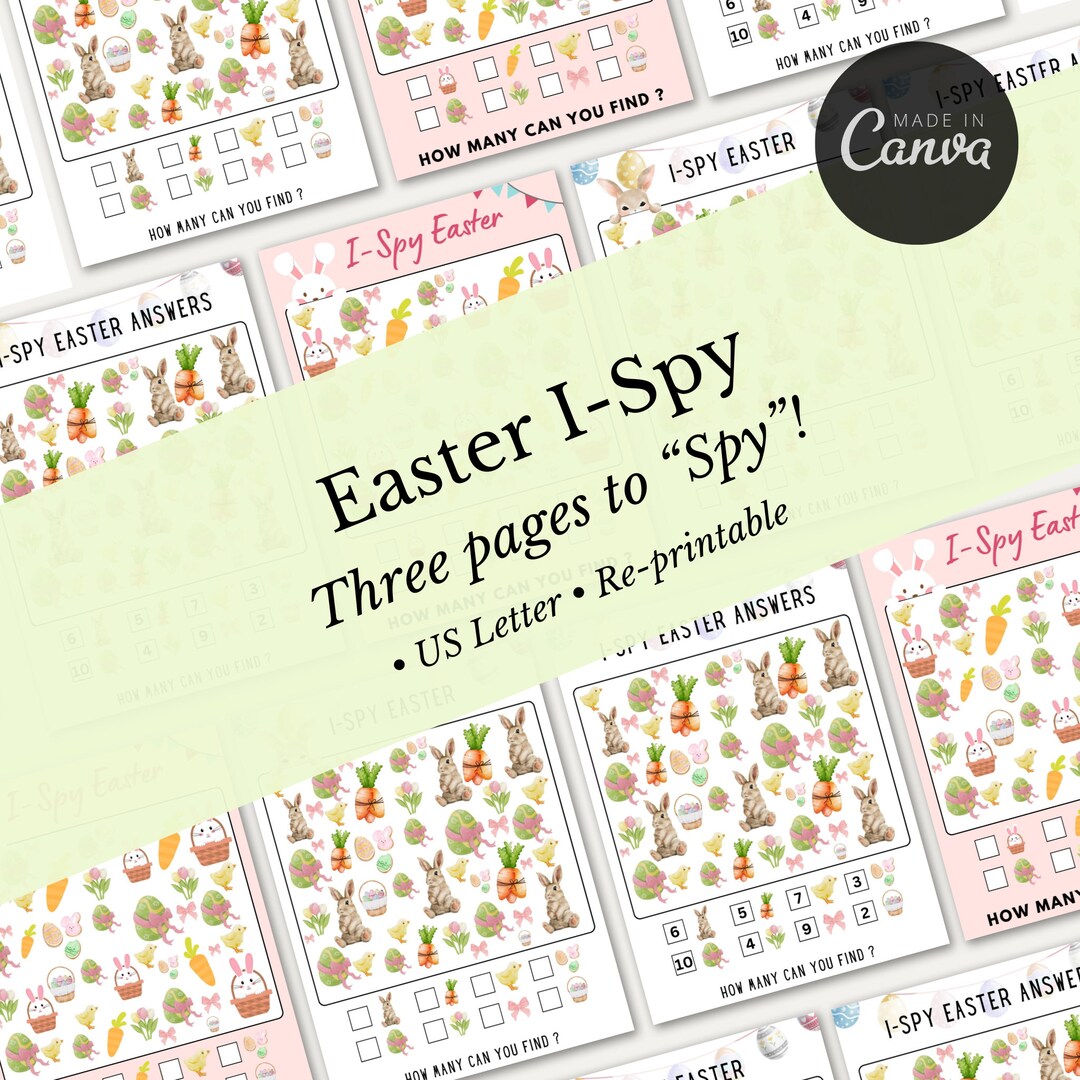 Easter I Spy | Ispy | Family Games | Kids Easter Games | Family Fun ...