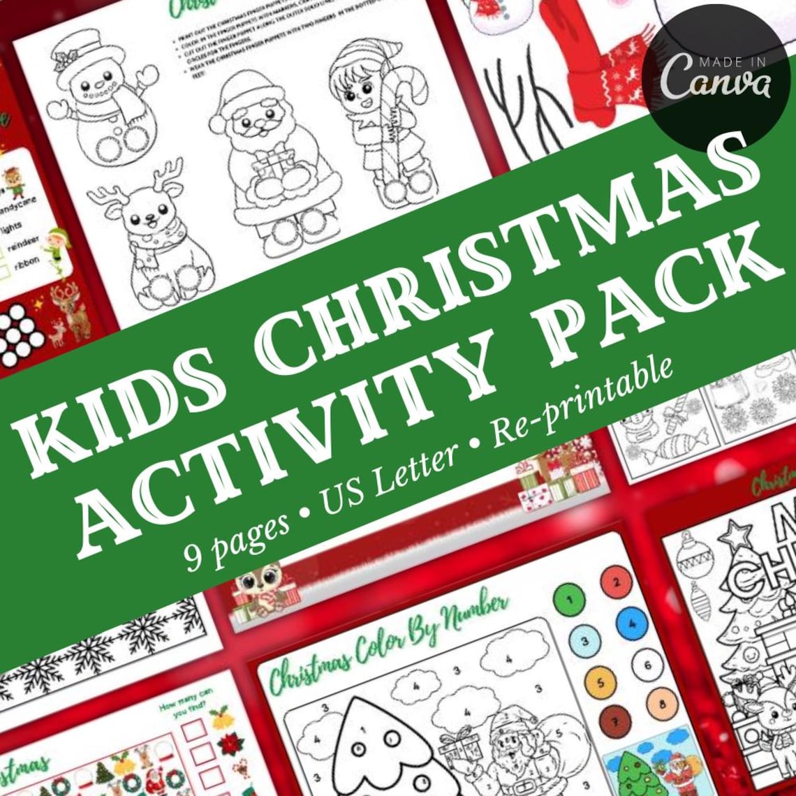 Christmas Activity Pack | Printable Pdf | Christmas Printable ...