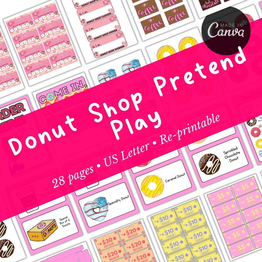 Donut Shop Pretend Play | Donut Shop Imaginative Play | Donut Shop ...