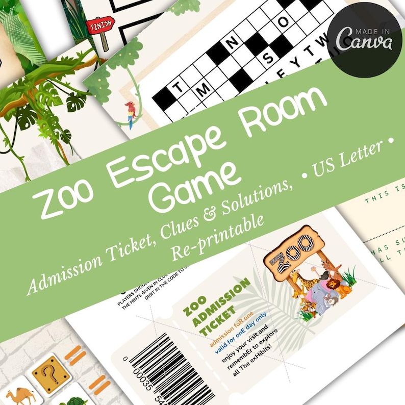 Diy Escape Room | Escape Printable for Kids | Escape Room Decor ...