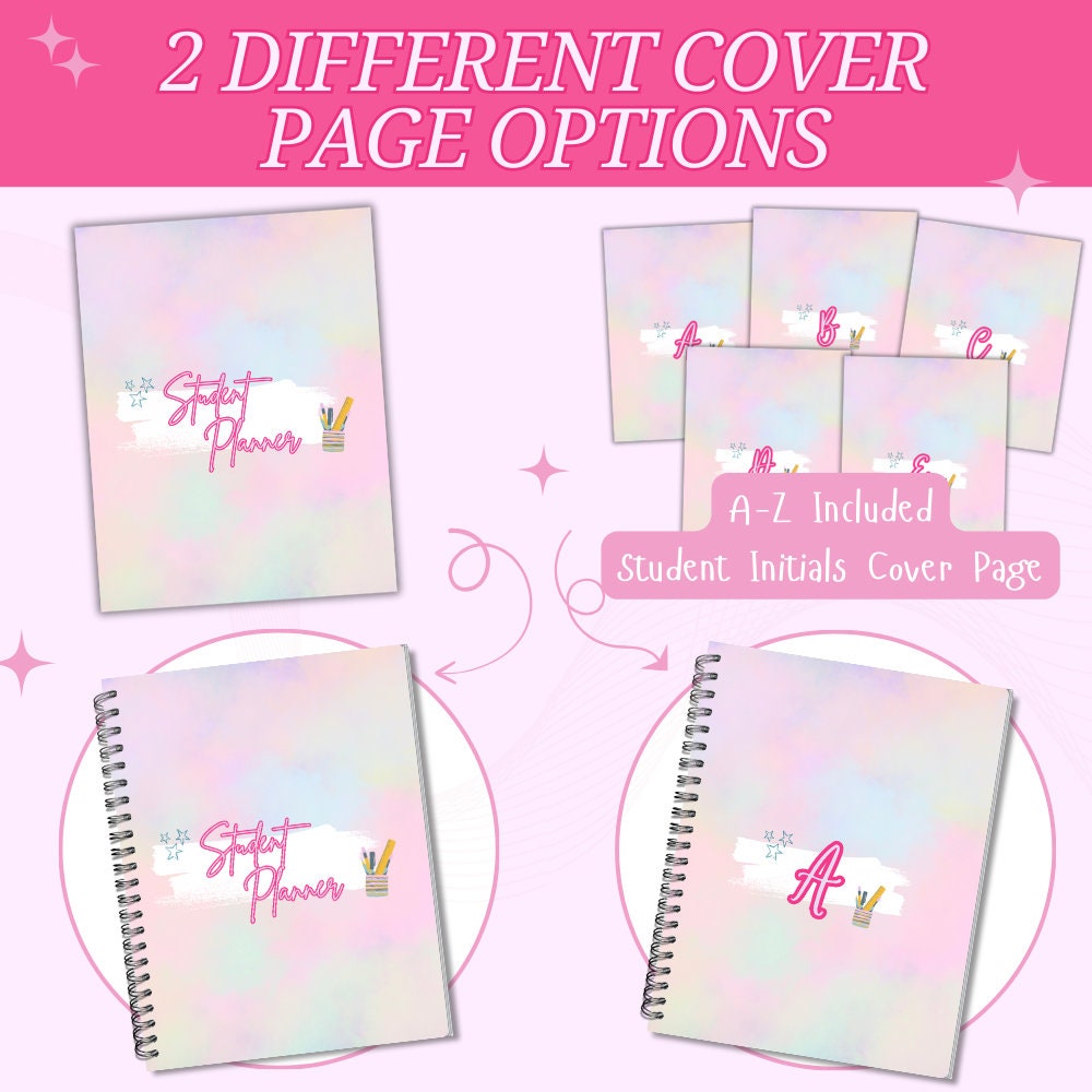 Study Planner | High School Student Planner | Personalized Weekly ...