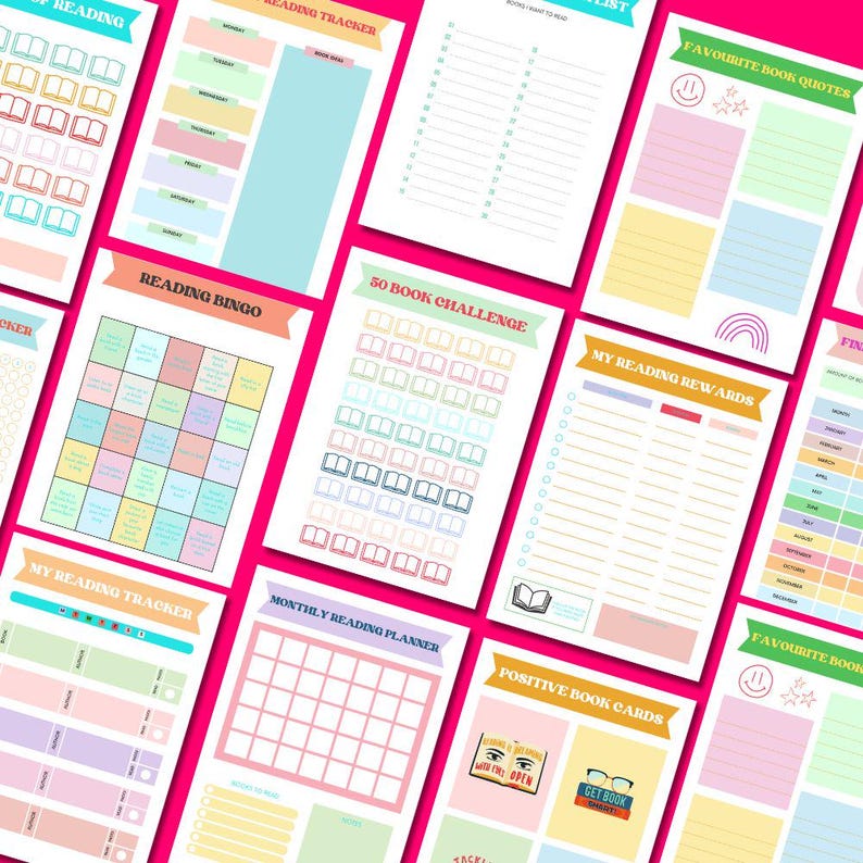 Kids Reading Journal | Reading Log for Kids | Printable Book Tracker ...