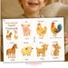 Animal Sound Flashcards: Farm Animals - Printable Toddler Learning - Etsy